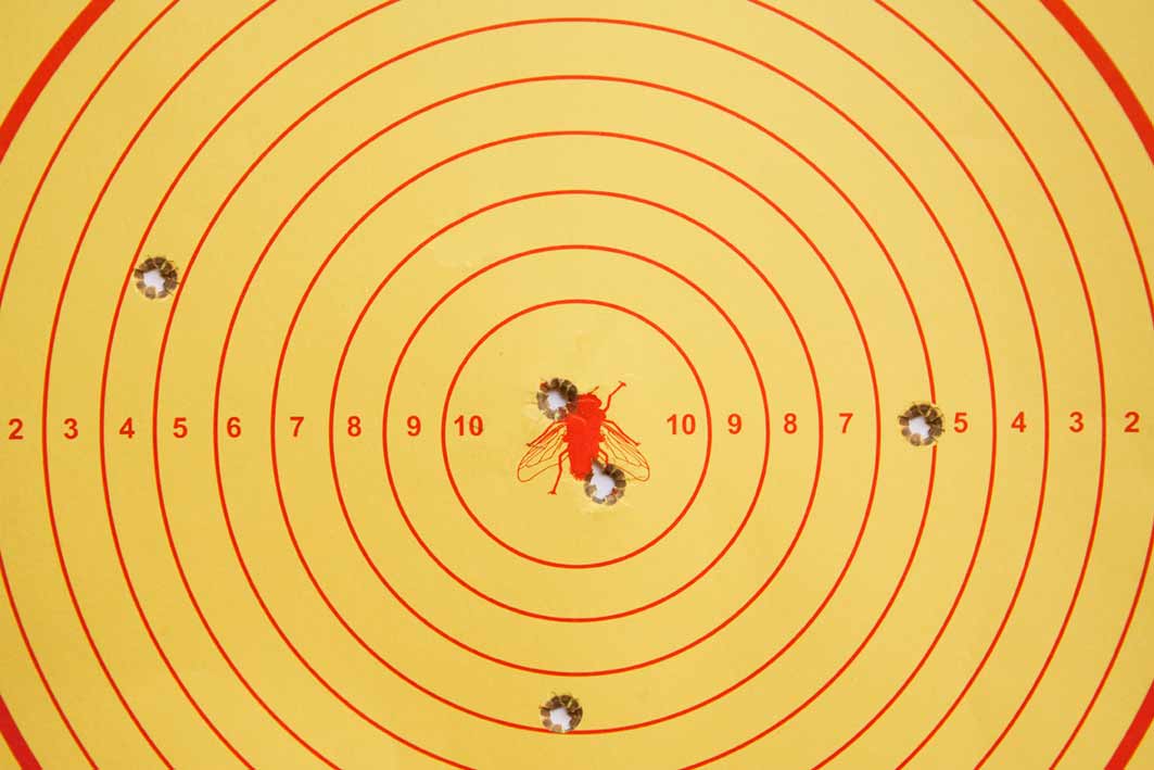How "Not" To Point Bullets - Fly Shooter